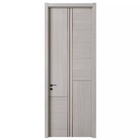 China Internal Room Waterproof Bathroom Door Modern Wooden Panel Design for sale