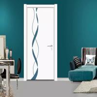 China Modern Wooden House Interior Doors , Customized Melamine Frames Wood Door for sale