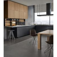 China Modern Quartz Teak Kitchen Cabinet with Lacquer Finish Custom I Shape 1200mm for sale