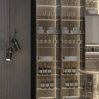 China Luxury Style Stainless Steel Ready Made Kitchen Cabinets Minimalist Style for sale