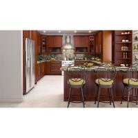 China Custom Design Solid Wood Royal Kitchen Cabinets For Apartment for sale