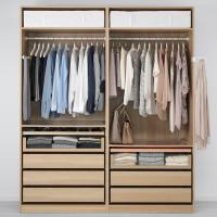 China Custom Made Design Modern Clothes Cabinet Without Doors Wardrobes for sale