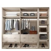 China Custom Made Design Modern Clothes Cabinet Without Doors Wardrobes for sale