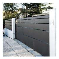China Wrought Iron Sliding Driveway Gate Custom Size Security Entrance Gate for Villa for sale
