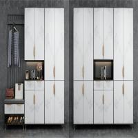 China French Style Wooden Wardrobe Cabinet with Modern Design 180cm Height for sale
