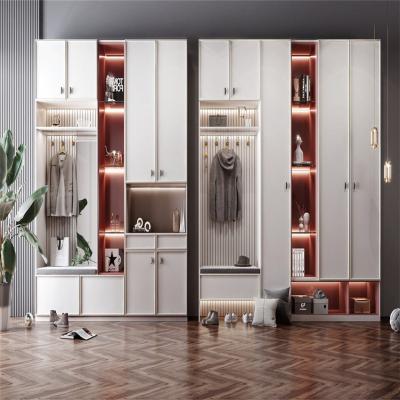 China French Style Wooden Wardrobe Cabinet with Modern Design 180cm Height for sale