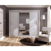 China Chinese Custom Solid Oak Wood Wardrobe Portable Closet 180cm Height for sale