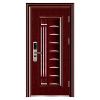 China Exterior Security Steel Metal Door 50mm 70mm 90mm Thickness Anti Theft House Door for sale