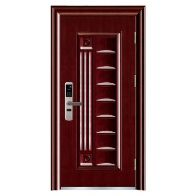 China Exterior Security Steel Metal Door 50mm 70mm 90mm Thickness Anti Theft House Door for sale
