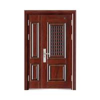 China Exterior Security Steel Entry Door 860mm 2050mm Burglarproof Residential Main Door for sale