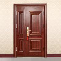 China Exterior Security Steel Entry Door 860mm 2050mm Burglarproof Residential Main Door for sale