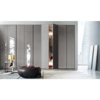 China Custom Modern Melamine MDF Wardrobe 1800mm Wooden Clothes Cabinet for Bedroom for sale