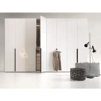 China Custom Modern Melamine MDF Wardrobe 1800mm Wooden Clothes Cabinet for Bedroom for sale