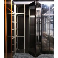 China Modern High Gloss 4 Door Glass Wardrobe Closet for Bedroom Living Room 180cm for sale