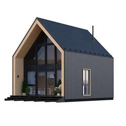 China Foshan Factory Direct Light Steel Prefab Villa 4m x 8.7m Modern Modular Home for sale