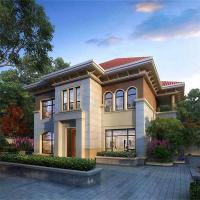 China Prefabricated Light Steel Villa House Galvanized Frame 20 Minute Assembly Portable Apartment for sale