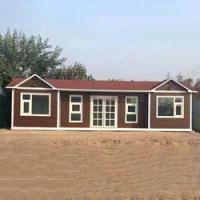 China Luxury Prefabricated Light Steel Frame House Prefab Villa Portable Apartment 20min Assembly for sale