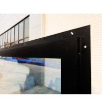 China Double Glazed Hurricane Impact Glass Swing Aluminum Horizontal Hanging Picture Window 5mm+12A+5mm for sale