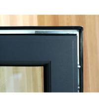 China Double Glazed Hurricane Impact Glass Swing Aluminum Horizontal Hanging Picture Window 5mm+12A+5mm for sale