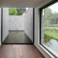 China American Style Panoramic Fixed Picture Window Tempered Glass Aluminum 80mm Frame for sale