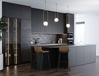 China Manufacturing Modern European Style Cupboard Lacquer Modular Kitchen Cabinets for sale