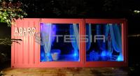 China Tesia Industry Custom Prefab Modular 20FT 40FT Container House Luminous Swimming Pool for sale