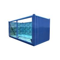 China Prefabricated 20ft 40ft Steel Shipping Container Swimming Pool Custom Color 6058x2438x2896mm for sale