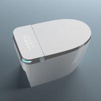 China Tesia One Piece Smart Toilet 670x390x460mm Ceramic Siphon Flushing Floor Mounted Automatic WC for sale