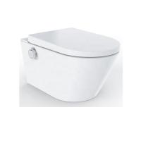 China White Smart Toilet with Remote Control Round Bowl Easy Installation Bidet 110V for sale