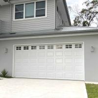 China Aluminum Frame Frosted Glass Automatic Garage Door 2.0mm 5mm for sale
