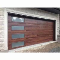 China Tesia Wholesale Aluminum Contemporary Villa Steel Sectional Garage Door 2.0mm for sale