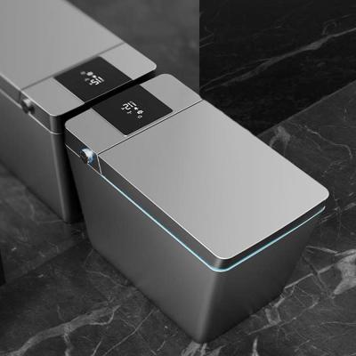 China High-End Automatic Smart Toilet 695x380x445mm Ceramic ABS Siphon Flushing Floor-Mounted for sale