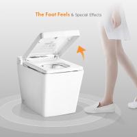 China High-End Automatic Smart Toilet 695x380x445mm Ceramic ABS Siphon Flushing Floor-Mounted for sale