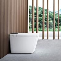 China High-End Automatic Smart Toilet 695x380x445mm Ceramic ABS Siphon Flushing Floor-Mounted for sale