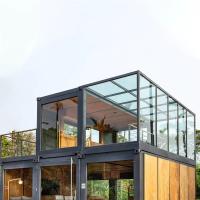 China Extended Foldable Prefab Container Homes_40ft Folding Living Container Cabin Foldable Container House for sale