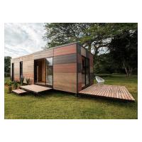 China Customizable 20ft 40ft Prefab Flat Pack Container House with Balcony Sunroom Aluminum Frame for sale