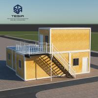 China DIY Two Stoery Container House Light Steel Building Mobile Container House for sale