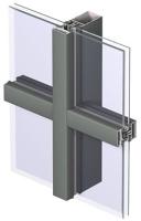 China Strong Durable Aluminium Laminated Glass Curtain Wall Heat Insulation for sale