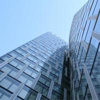 China Strong Durable Aluminium Laminated Glass Curtain Wall Heat Insulation for sale