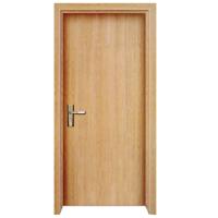 China CQI SASO Certified MDF Wooden Door for Apartment Building Entrance Custom Size for sale