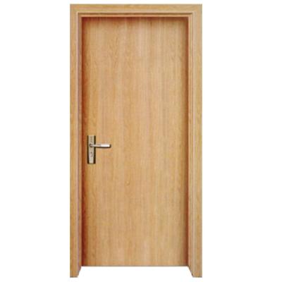 China CQI SASO Certified MDF Wooden Door for Apartment Building Entrance Custom Size for sale
