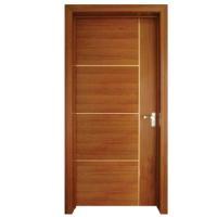 China CQI SASO Certified MDF Wooden Door for Apartment Building Entrance Custom Size for sale