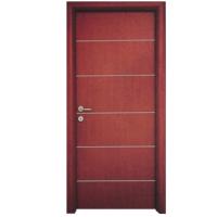 China CQI SASO Certified MDF Wooden Door for Apartment Building Entrance Custom Size for sale