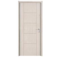 China CQI SASO Certified MDF Wooden Door for Apartment Building Entrance Custom Size for sale