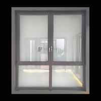 China GB/T8814 Casement Aluminum Impact Resistant Windows Double Glazing 45 Degree Corner for sale