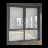 China GB/T8814 Casement Aluminum Impact Resistant Windows Double Glazing 45 Degree Corner for sale