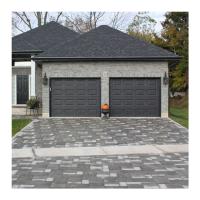 China Industrial Sectional Glass Aluminum Garage Door 6000-7000mm Width 110V-240V for sale