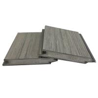 China 18mm Matt Plastic Wood Grain Flooring UV Resistant PVC Composite Decking for sale