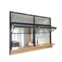 China Soundproof Magnetic Screen Bifold Glass Window Aluminium Doors 5mm Low-E Toughened Glass for sale
