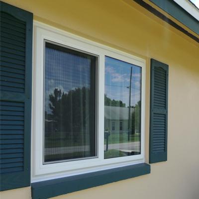 China White Aluminum Sliding Window Double Glazed 5mm 12mm Thermal Break for Residential for sale